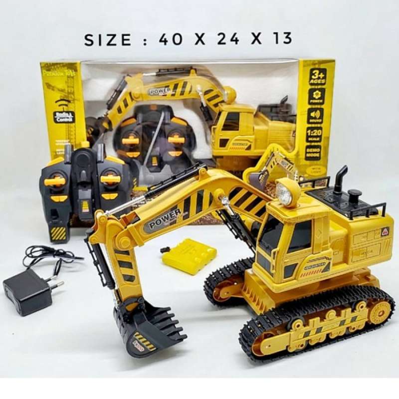 Promo Rc Excavator Besar Remote Control - Mainan Remot Truk Beko Alat ...