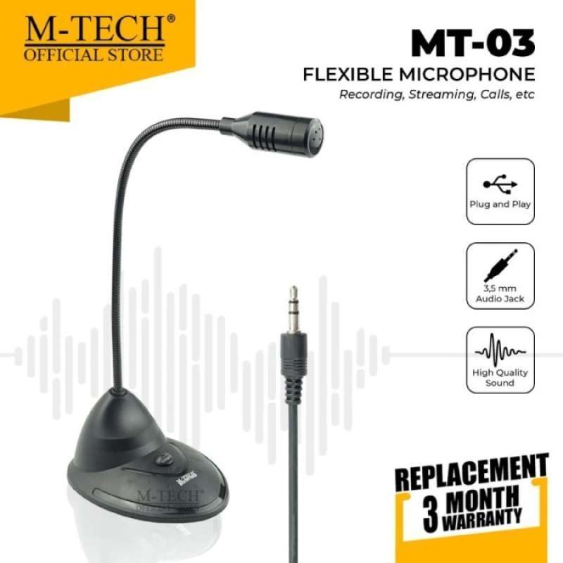 Jual Microphone Duduk / Standing Mtech Mt-03 Di Seller Multi Komputer ...