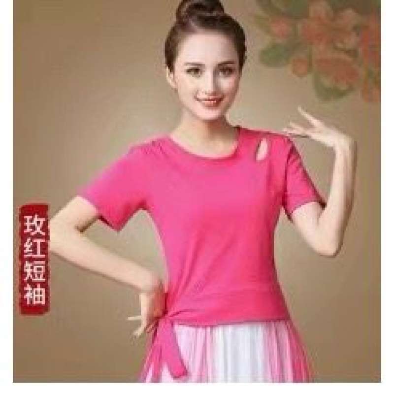 Jual Varian Warna Merah Muda Pink Size M L Xl Xxl Atasan Wanita Kaos ...