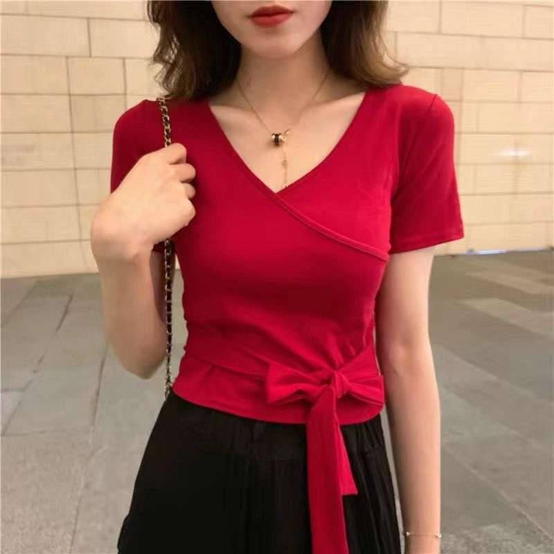 Jual Varian Warna Merah Muda Pink Size M L Xl Xxl Atasan Wanita Kaos ...