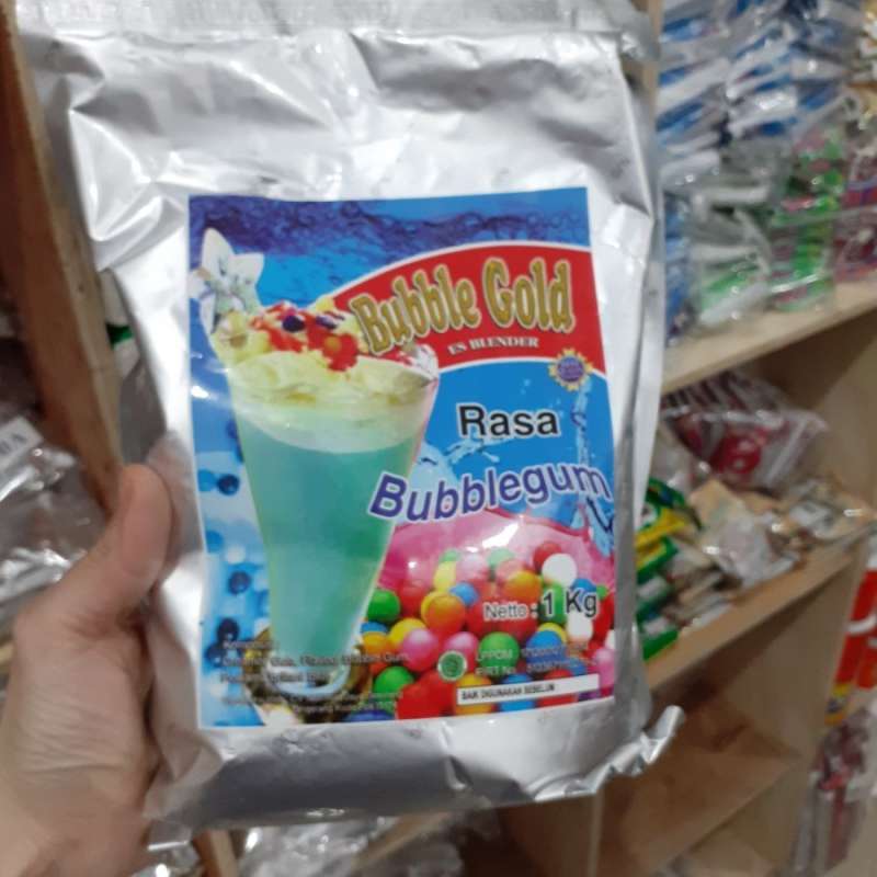 Jual Bubble Gold 1 Kg Minuman Bubuk Serbuk Minum Instan Varian Rasa Red ...
