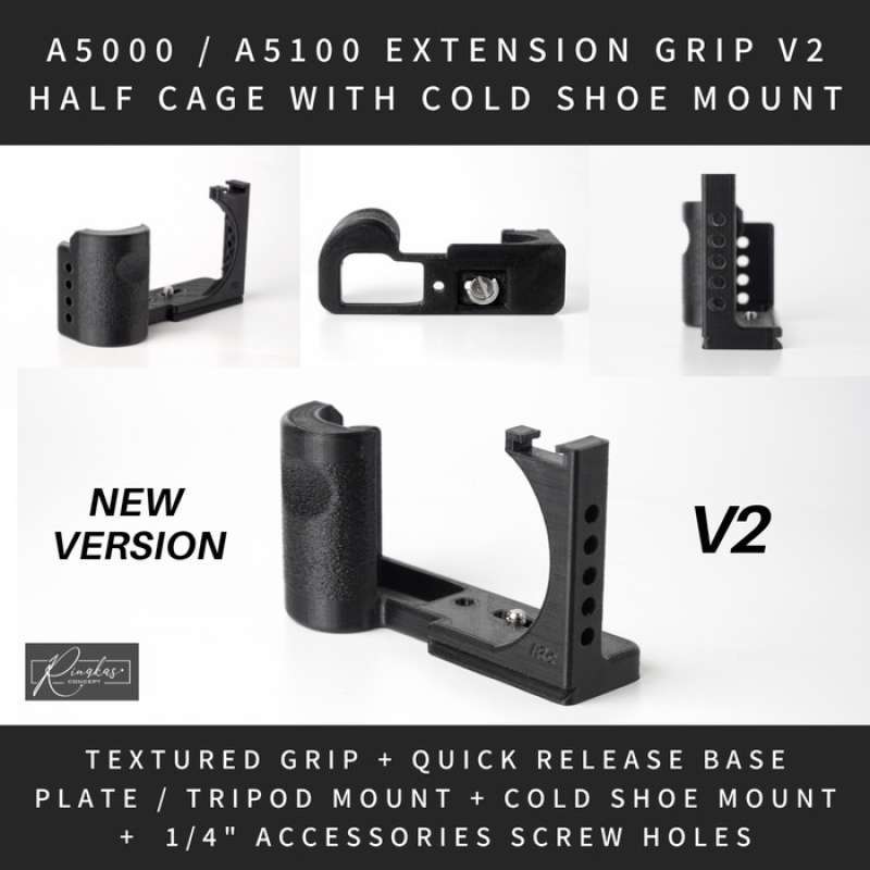 Jual Extension Grip V2 Half Rig Cage Case Sony A5000 A5100 Ringkas ...