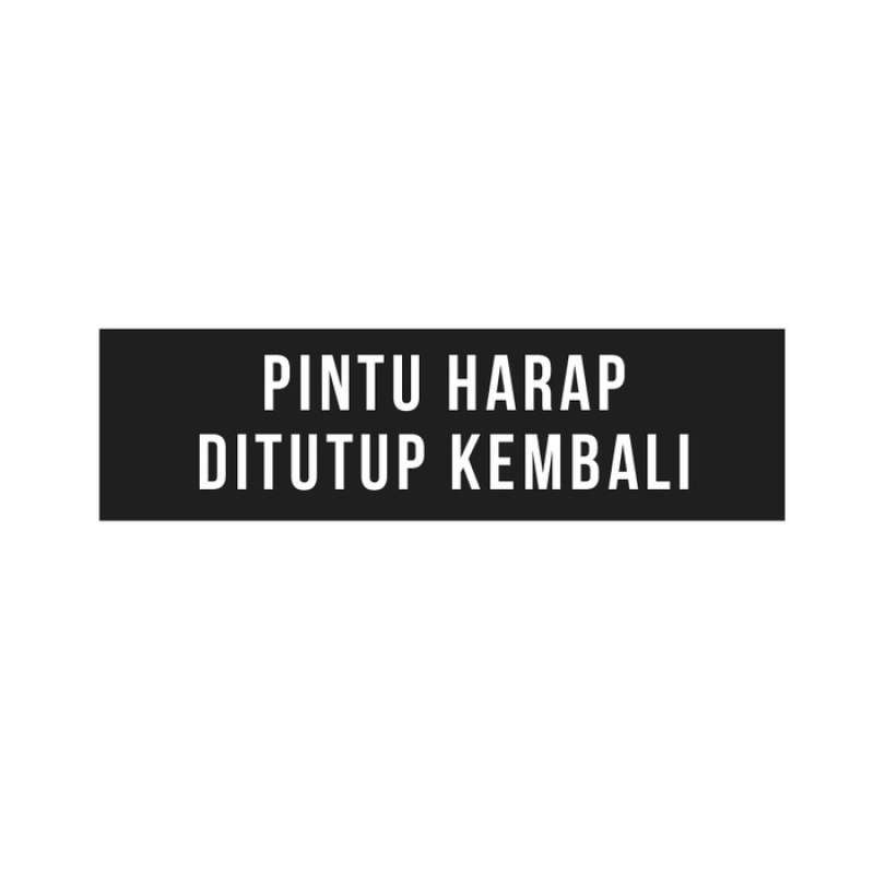 Jual Pintu Harap Ditutup Kembali Original Harga Termurah Juli 2024 | Blibli Jual Pintu Harap Ditutup Kembali Original Harga Termurah Juli 2024 | Blibli