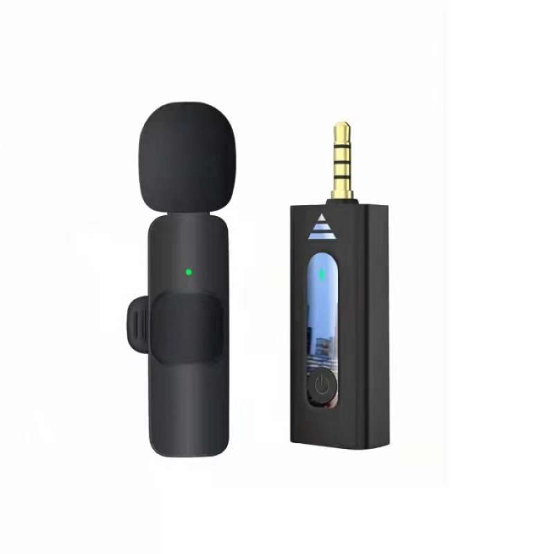 Jual Wireless 3.5mm Lavalier Lapel Microphone Broadcast Noise Reduction ...