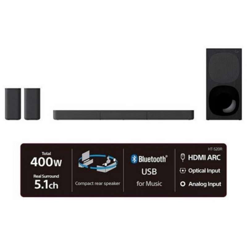Jual Sony Ht-s20r Home Theater Hts20r Audio Garansi Resmi Di Seller ...