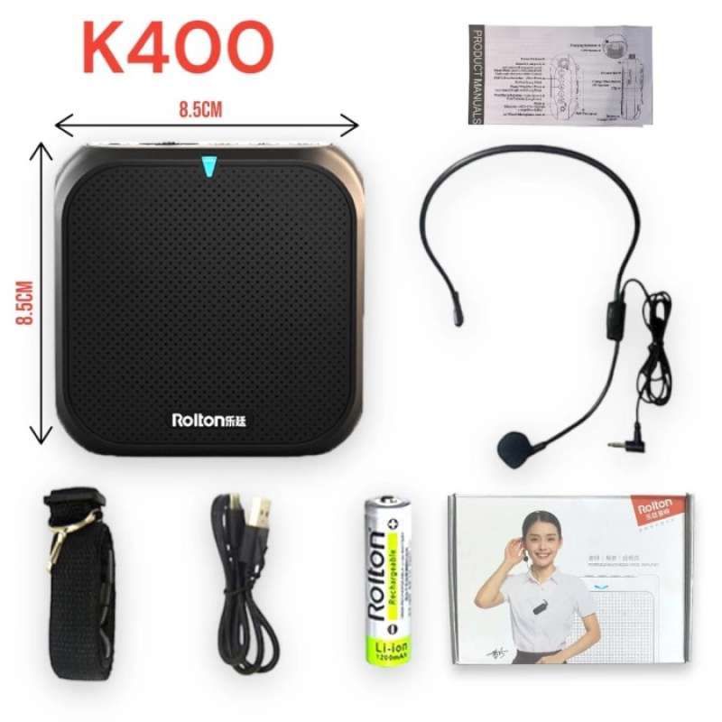 Jual Rolton K400 K500 Speaker Megaphone Mikrofon Mini Penguat Suara Di Seller Noelle ...