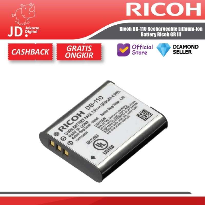 Jual Ricoh Db-110 Rechargeable Lithium-ion Battery Ricoh Gr Iii / Griii ...