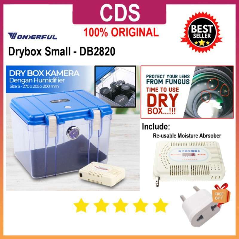 Jual Drybox Small - Dry Box Db2820 - Anti Jamur Include Silica Gel ...