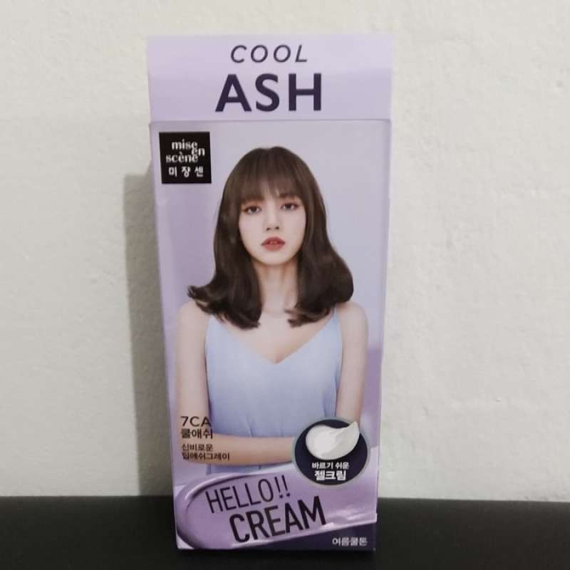 Promo Mise En Scene Hello Cream Cool Ash Ready Cat Rambut Bubble Korea ...