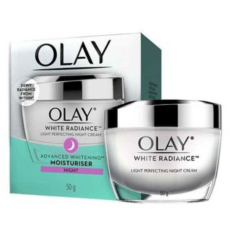 Promo Olay White Radiance Light Perfecting Whitening Night Cream 50g ...