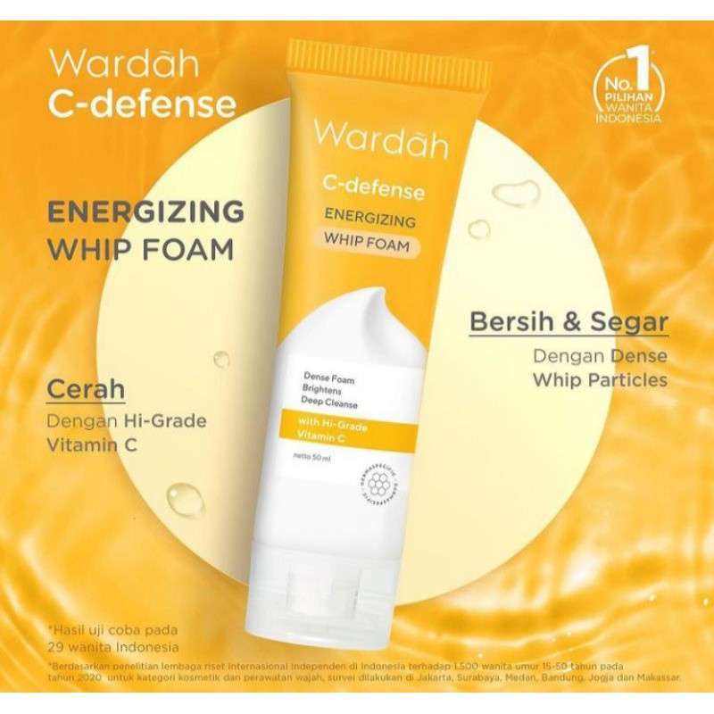 Promo Wardah C-defense Series | Foam | Serum | Clay Mask | Sleeping ...