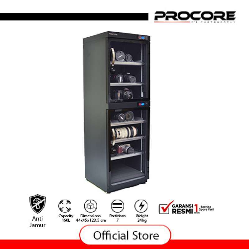 Jual Procore Pc-160s 160l Electronic Dry Cabinet - Dry Box Camera Di ...