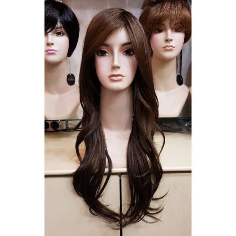 Promo Wig Rambut Palsu Wanita Fiber Fbfloa14 Darkchoco Diskon 33% Di ...