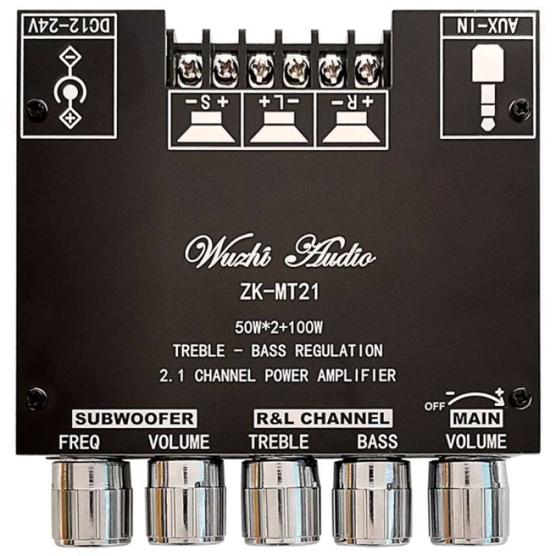 Jual Audio Zk-mt21 Amplifier 2.1 2 X 50w + 100w Bluetooth 5.0 Di Seller ...