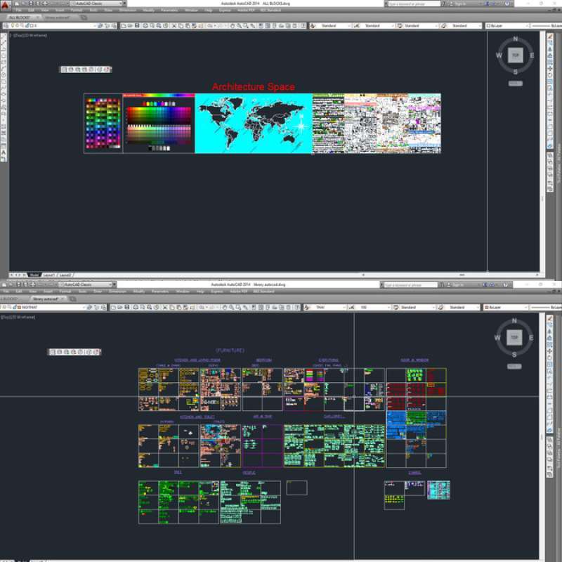 Jual Library Kumpulan Simbol-simbol Autocad Arsitektur Di Seller Noelle ...