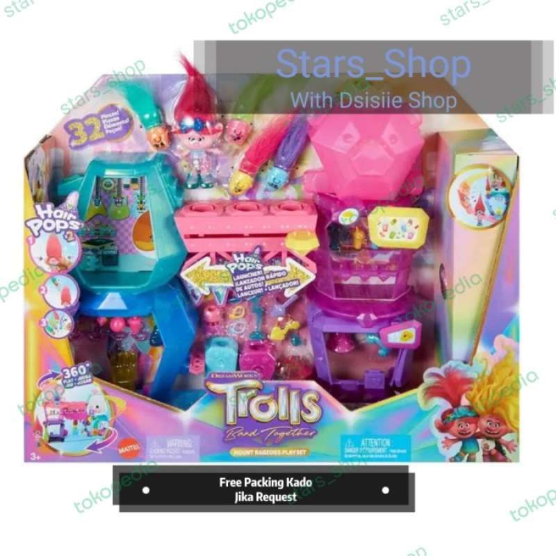 Promo Trolls Band Together Mount Rageous Playset H Pops Diskon 23% Di ...