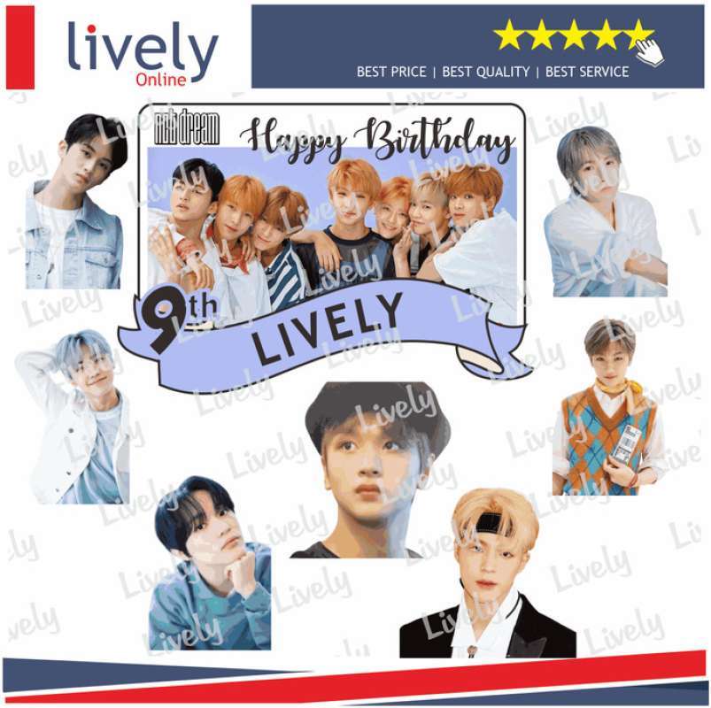 Promo Nama Cake Topper Karakter Nct 03 Hiasan Kue Ulang Tahun Diskon 23 ...