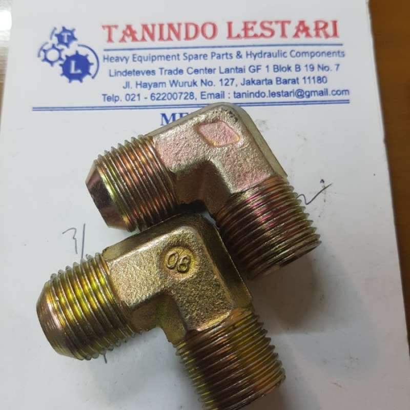 Promo Elbow Nepple/adaptor 1/2 Npt X 5/8 Jic Diskon 23% Di Seller ...