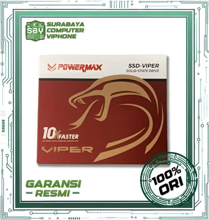 Jual Ssd Viper Powermax | Sata Iii | Kapasitas 128gb/256gb/512gb ...