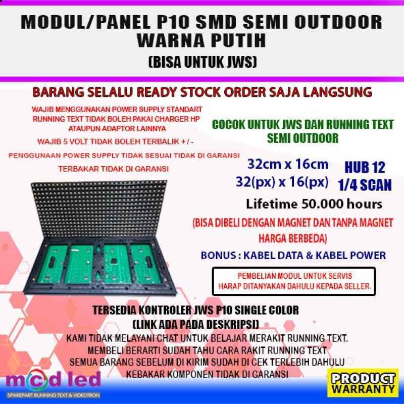 Promo Modul P10 Putih Smd Semi Outdoor / Indoor Diskon 23% Di Seller ... Promo Modul P10 Putih Smd Semi Outdoor / Indoor Diskon 23% Di Seller ...