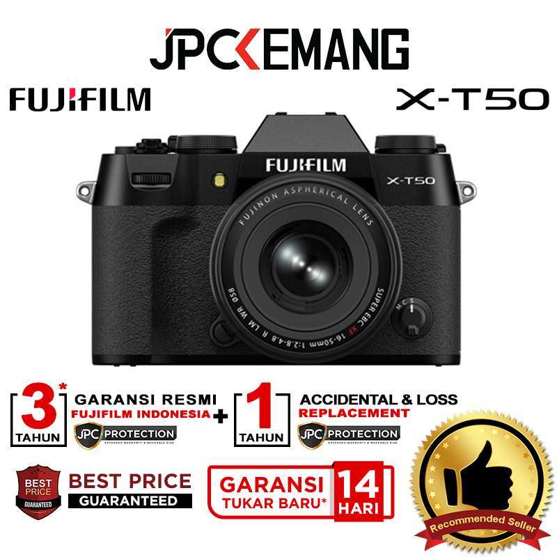 Jual Jpc Kemang Fujifilm Xt50 Kit 16-50mm Mirrorless Camera Fuji X-t50 ...
