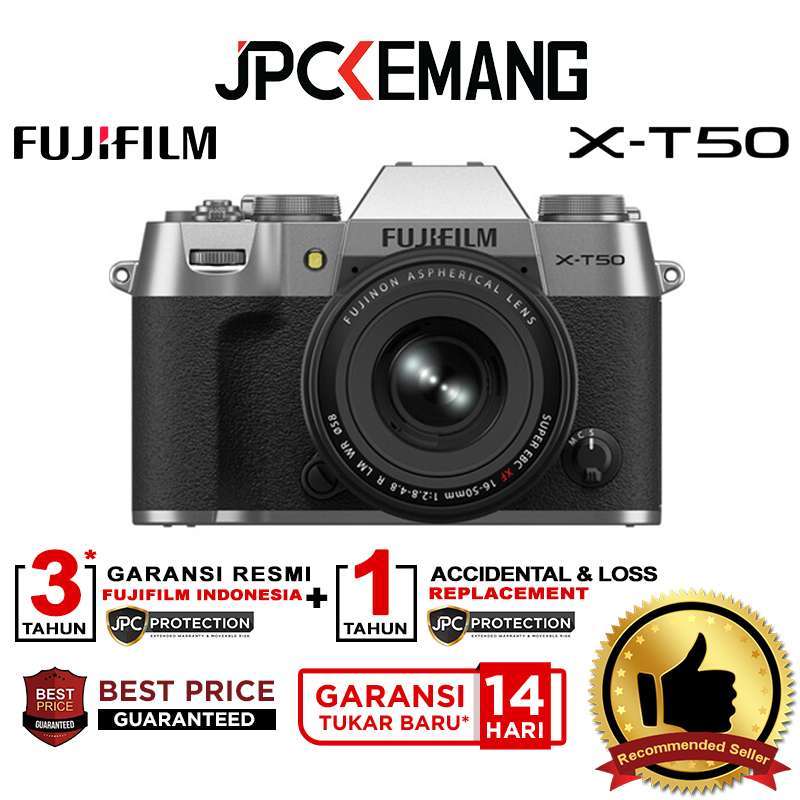 Jual Jpc Kemang Fujifilm Xt50 Kit 16-50mm Mirrorless Camera Fuji X-t50 Xt 50 Kit Xf 16-50 Mm ...