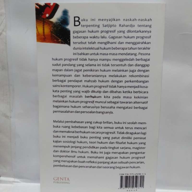 Jual Buku Hukum Progresif Satjipto Rahardjo Di Seller Noelle ...