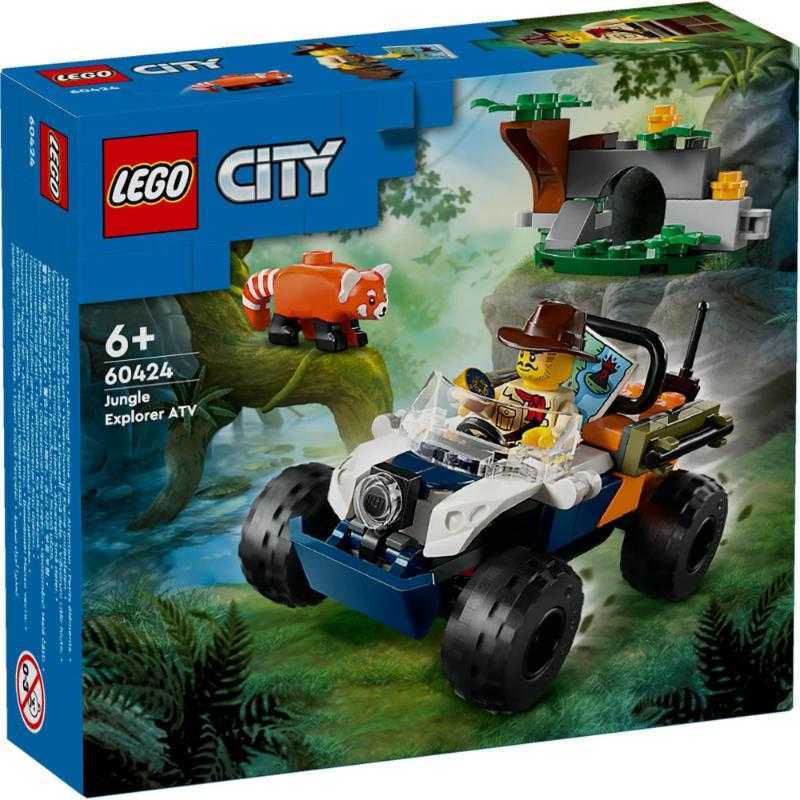 Jual Lego City 60424 Jungle Explorer Atv Red Panda Mission (92 Pieces ...