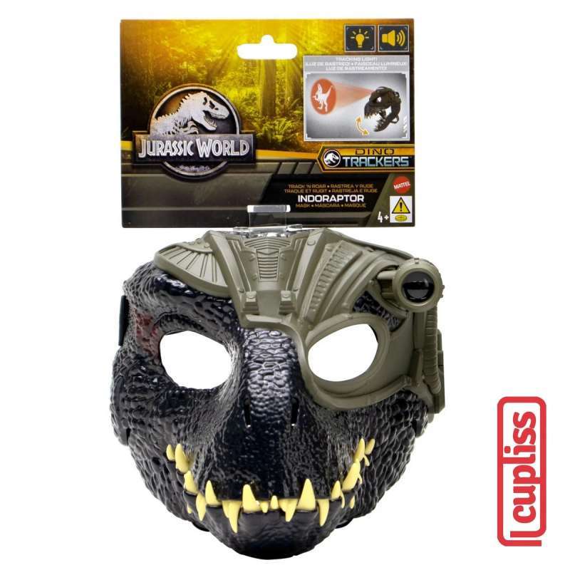 Jual Mattel Jurassic World Hph28 Track N Roar Indoraptor Mask Topeng Di ...