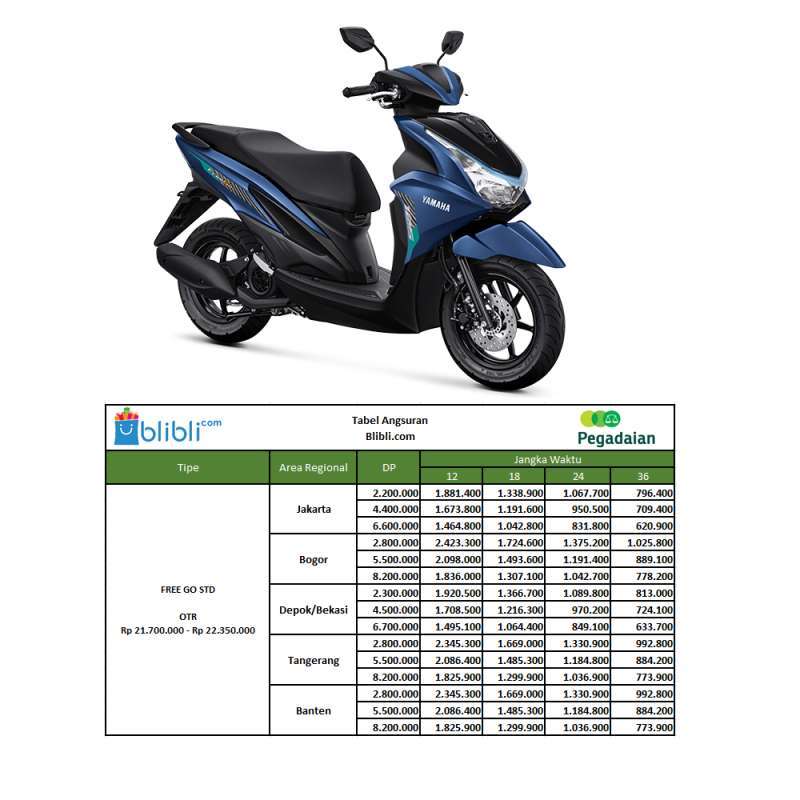 Jual Pegadaian - [dp] Yamaha Freego 125 Standard Sepeda Motor [otr ...