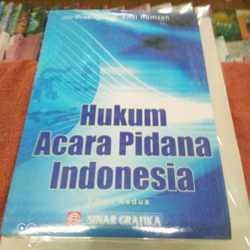 Jual Buku Hukum Acara Pidana Indonesia Pengarang Prof Andi Hamzah Sh Di Seller Owl Store 