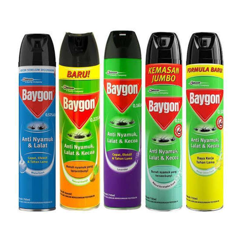 Jual Baygon Spray 600ml - Obat Anti Nyamuk Semprot Baygon Botol Di ...
