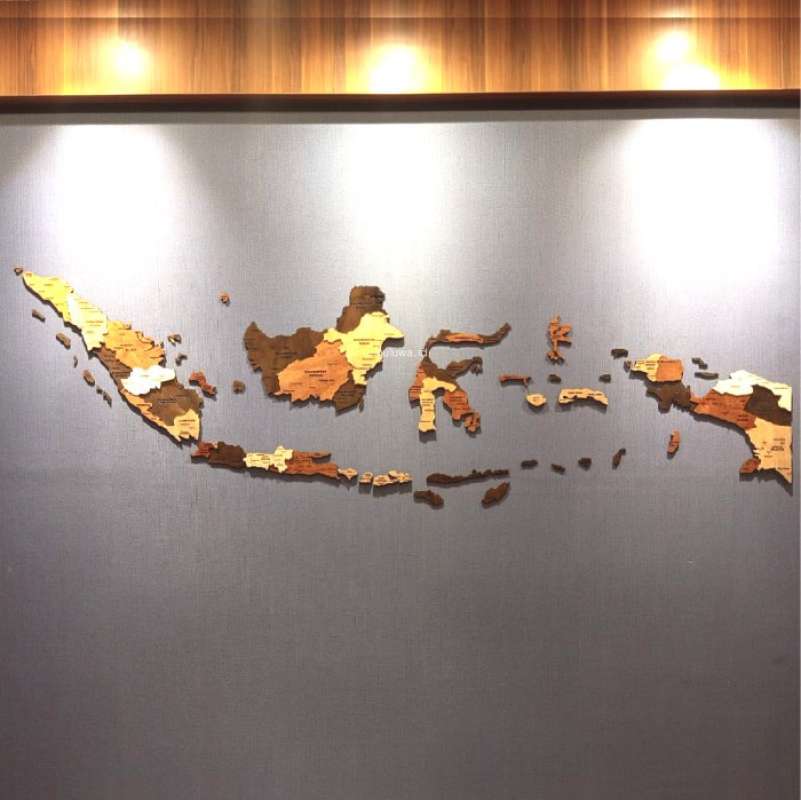 Jual Hiasan Dinding Peta Indonesia / Wall Decor Peta Indonesia M Di ...