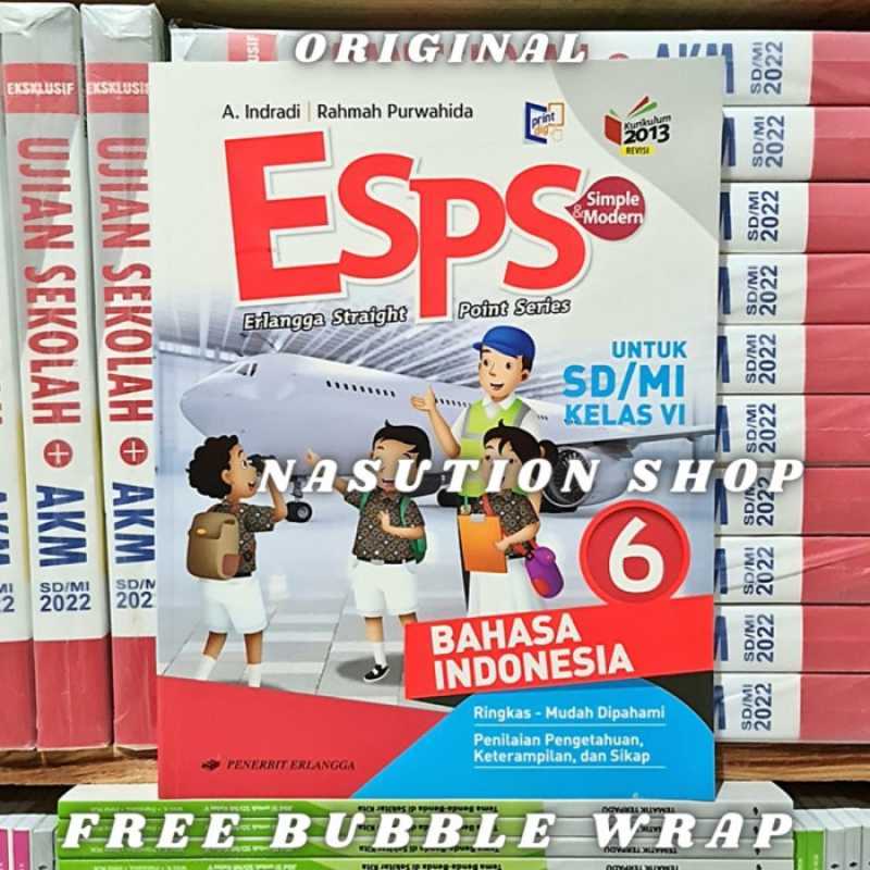 Jual Buku Esps Bahasa Indonesia Kelas 1 2 3 4 5 6 Sd K13 Revisi Erlangga Di Seller Noelle ...