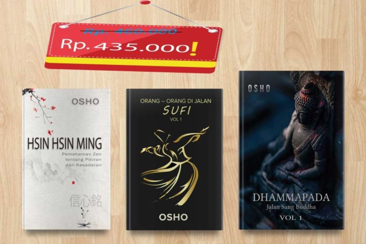 Jual Paket Buku Osho - Hsin Hsin Ming, Sufi Vol 1 Dan Dhammapada Vol 1 Di Seller Noelle ...