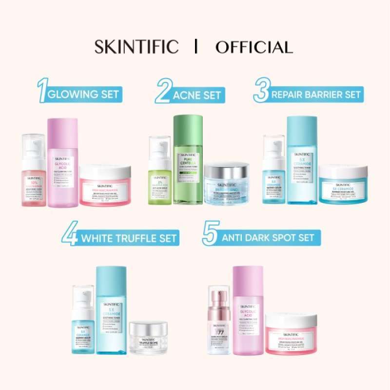 Promo Skintific Exclusive Bundle 3pcs Set- Beautifully Skinpair Glowing ...