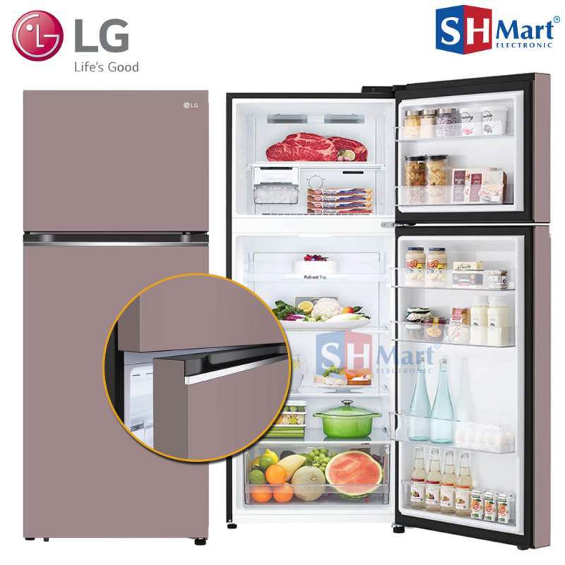 Jual Kulkas 2 Pintu Lg Macaron Kapasitas 423 Liter Gn-b392pqgb/gm/gp ...