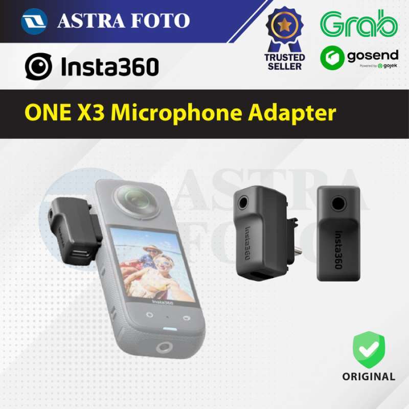 Promo Insta360 One X3 Mic Adapter Microphone Adapter For One X 3 ...