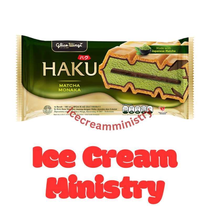 Jual Glico Haku Monaka Matcha 180ml Di Seller Ice Cream Ministry ...