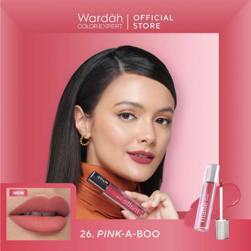 Jual Wardah Matte Lip Cream - Warna Intense Dan Tahan Lama - Matte ...