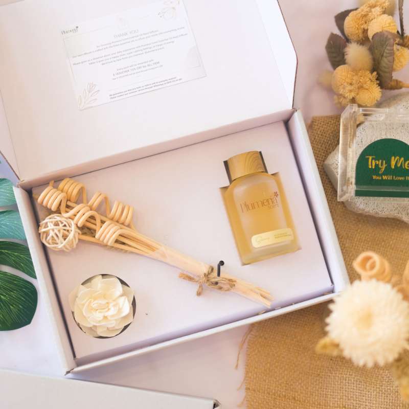 Jual Plumeria Scent Essential Oil Reed Diffuser - Sukaria (bergamot ...