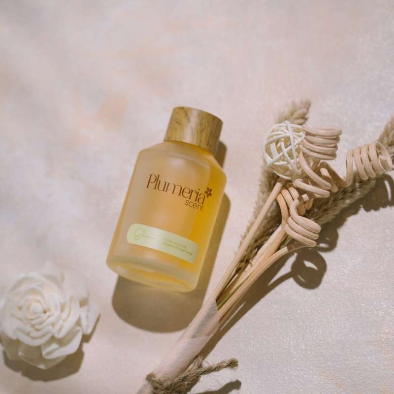 Jual Plumeria Scent Essential Oil Reed Diffuser - Sukaria (bergamot ...