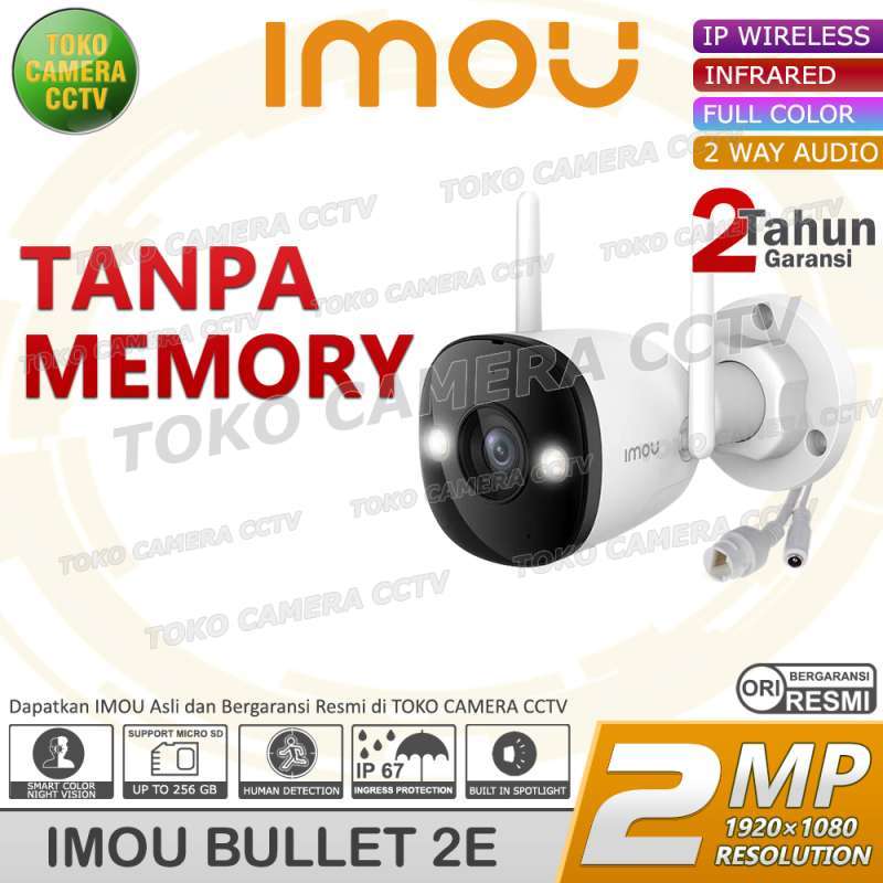 Jual Imou Bullet 2e 2mp Cctv Wifi Kamera Ip Camera Wireless Bullet 2 Di ...