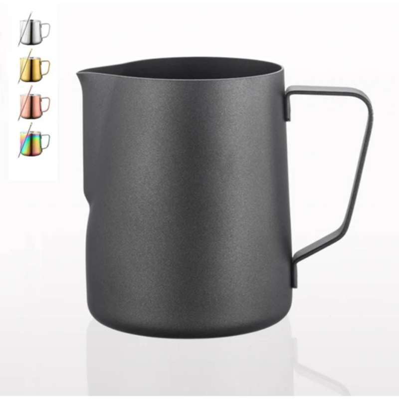 Jual Preston Milk Frothing Pitcher Gelas Kocok Susu Mixer Foam Hitam ...