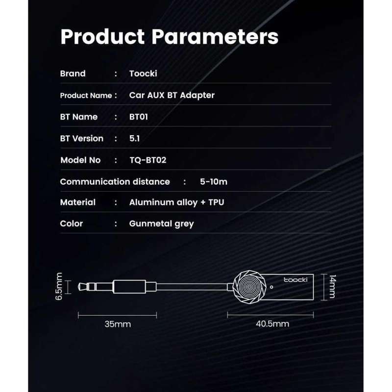 Jual Audio Bluetooth Receiver Adapter 5.1 Usb Aux Hifi Memory Pair Tq-bt02 Receiver Sofwofer ...