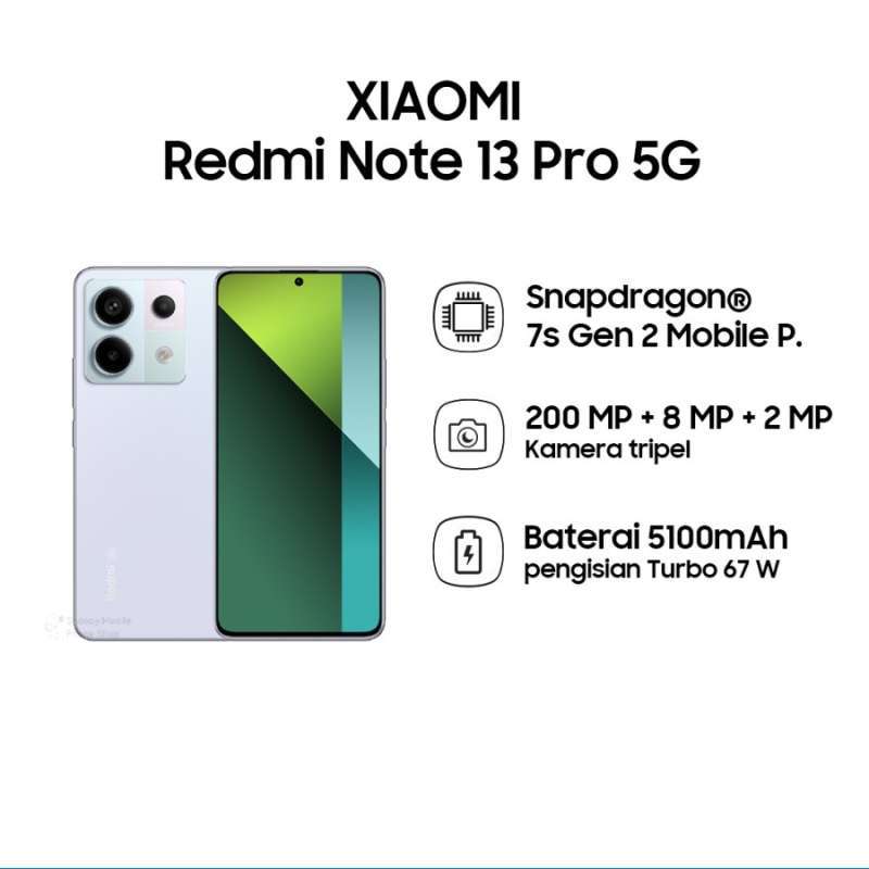 Jual Xiaomi Redmi Note 13 Pro 5g 8/256 & 12/512 Gb Garansi Resmi Di ...