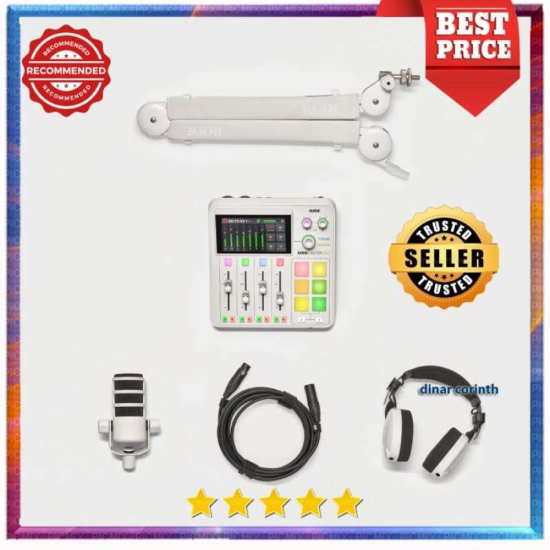 Jual Rode Creator Bundle Podmic Psa1 Nth100 Rodecaster Duo White ...
