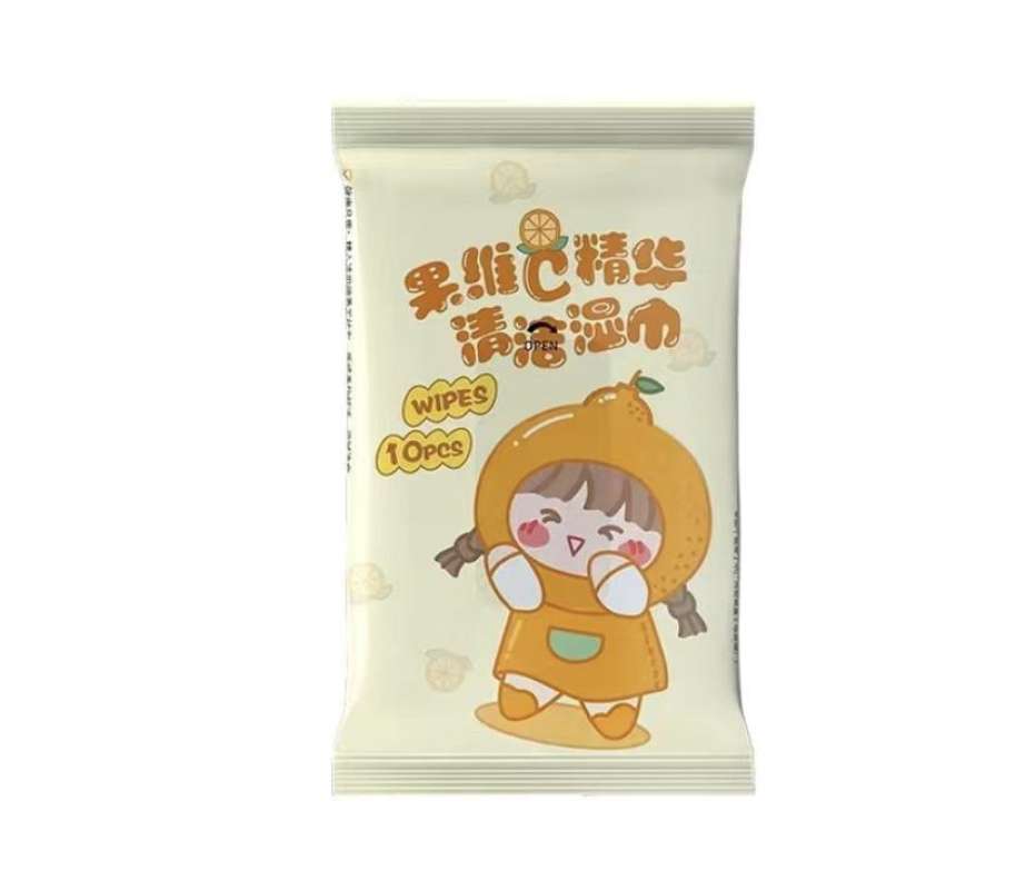 Jual Tisu Basah Isi 10 Lembar Karakter Lucu / Tissue Basah / Wet Tissue ...