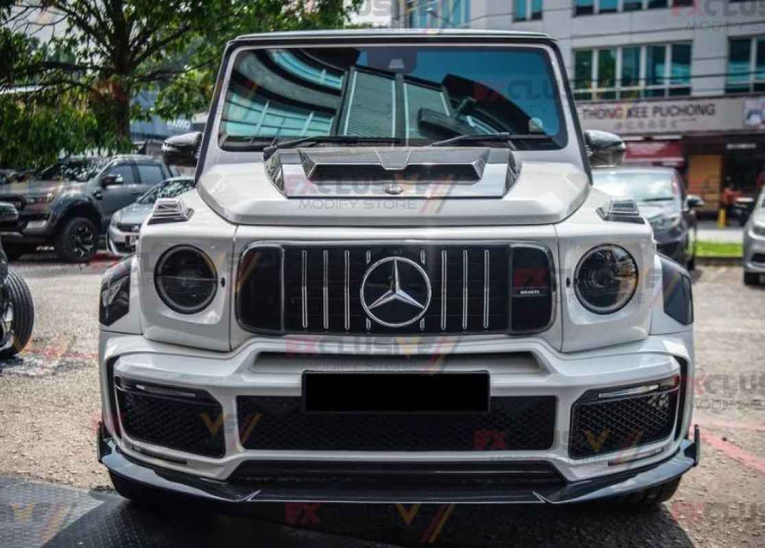 Jual Cover Kap Mesin Mercedes G Class G Wagon W464 G350 G400 G500 G63 Upgrade Engine Hood Bonet ...