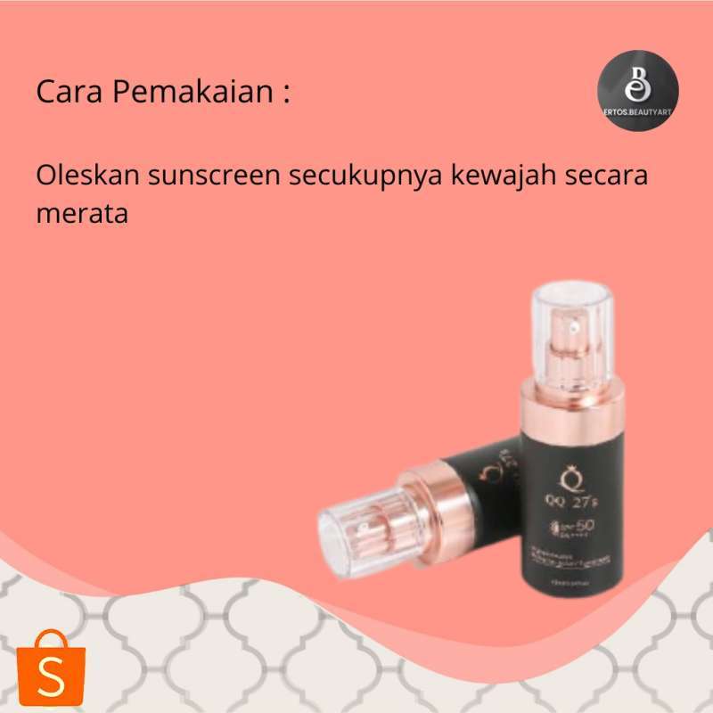 Jual Qq 27's Sunscreen Spf 50 Di Seller Beautyart Store - Bantan, Kota ...